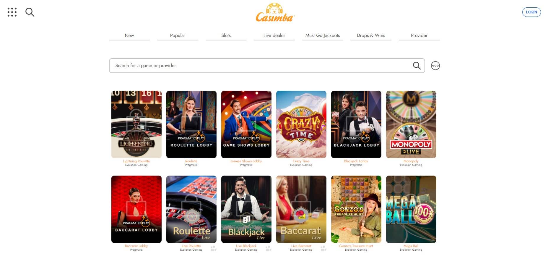 Casimba casino - Análisis y Opiniones